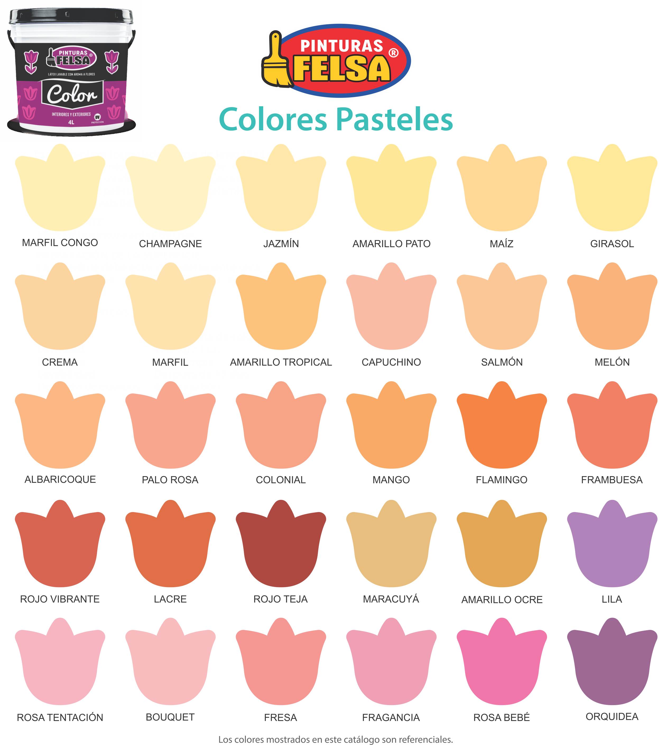 LATEX FELSA COLOR – Pinturas Felsa – Arte Paint